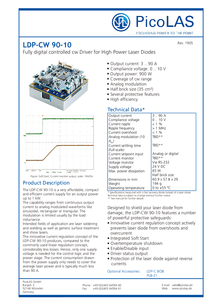 Laser Diode Drivers (Multiple Top Brands)