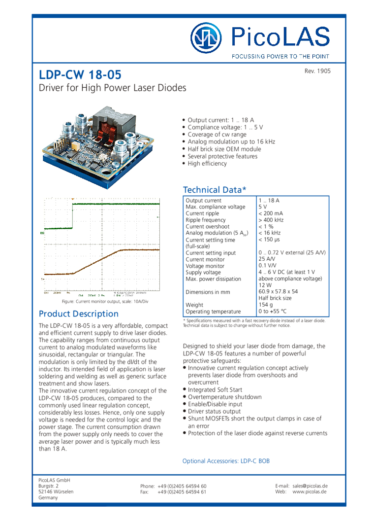 Laser Diode Drivers (Multiple Top Brands)