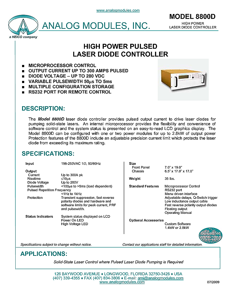 Laser Diode Drivers (Multiple Top Brands)