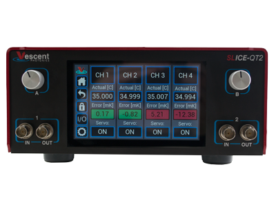 Controller, 4 channel, 40 watts from Vescent Photonics